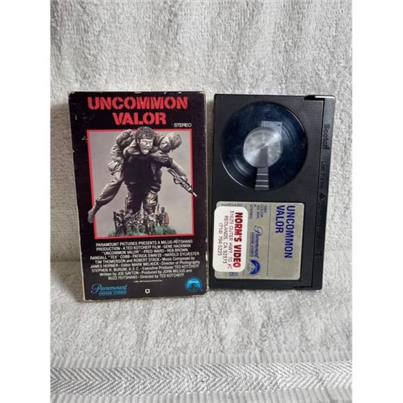 Media | Uncommon Valor Betamax 1983 Action War Patrick Swayze Not Vhs ...